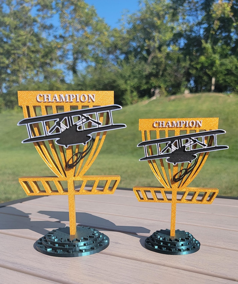 Disc Golf Trophy Custom Disc Golf Trophies Event Trophies - Etsy