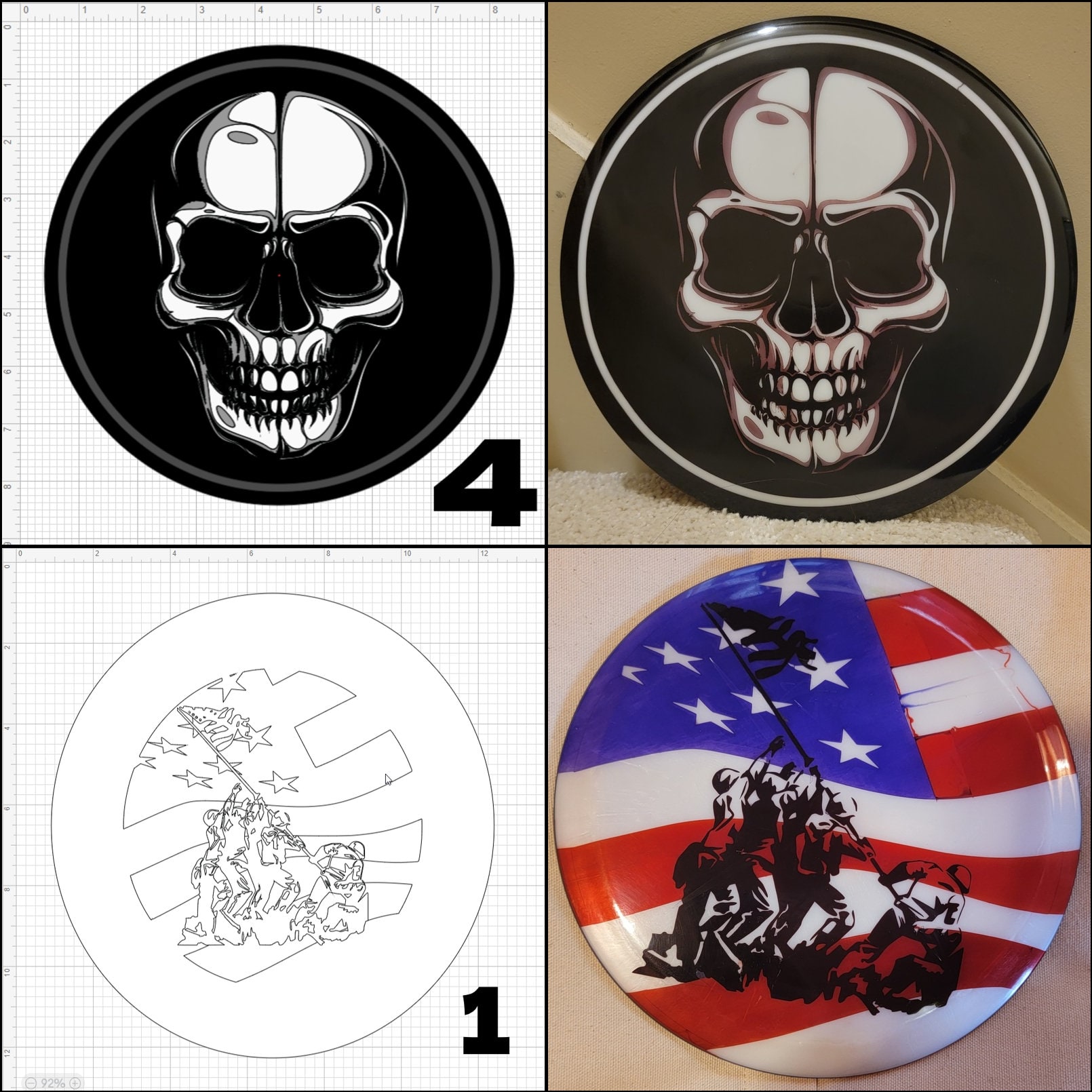 Disc Golf Dyeing Stencils Disc Dying Custom Stencil - Etsy
