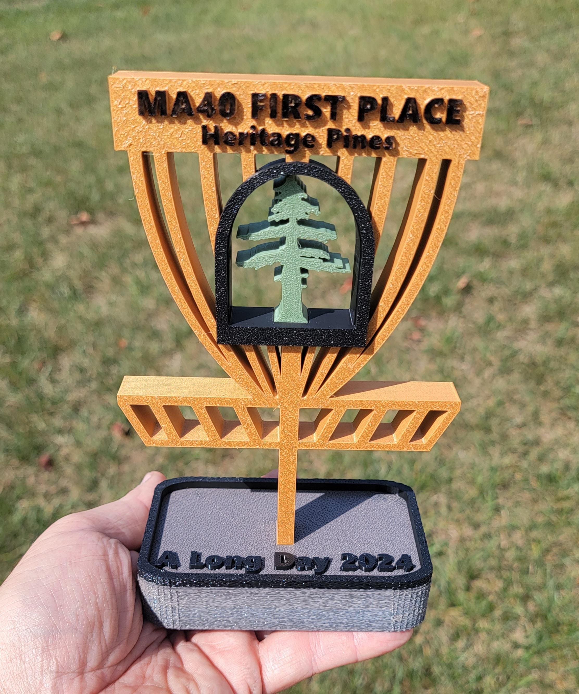 Disc Golf Trophy Custom Disc Golf Trophies Event Trophies - Etsy