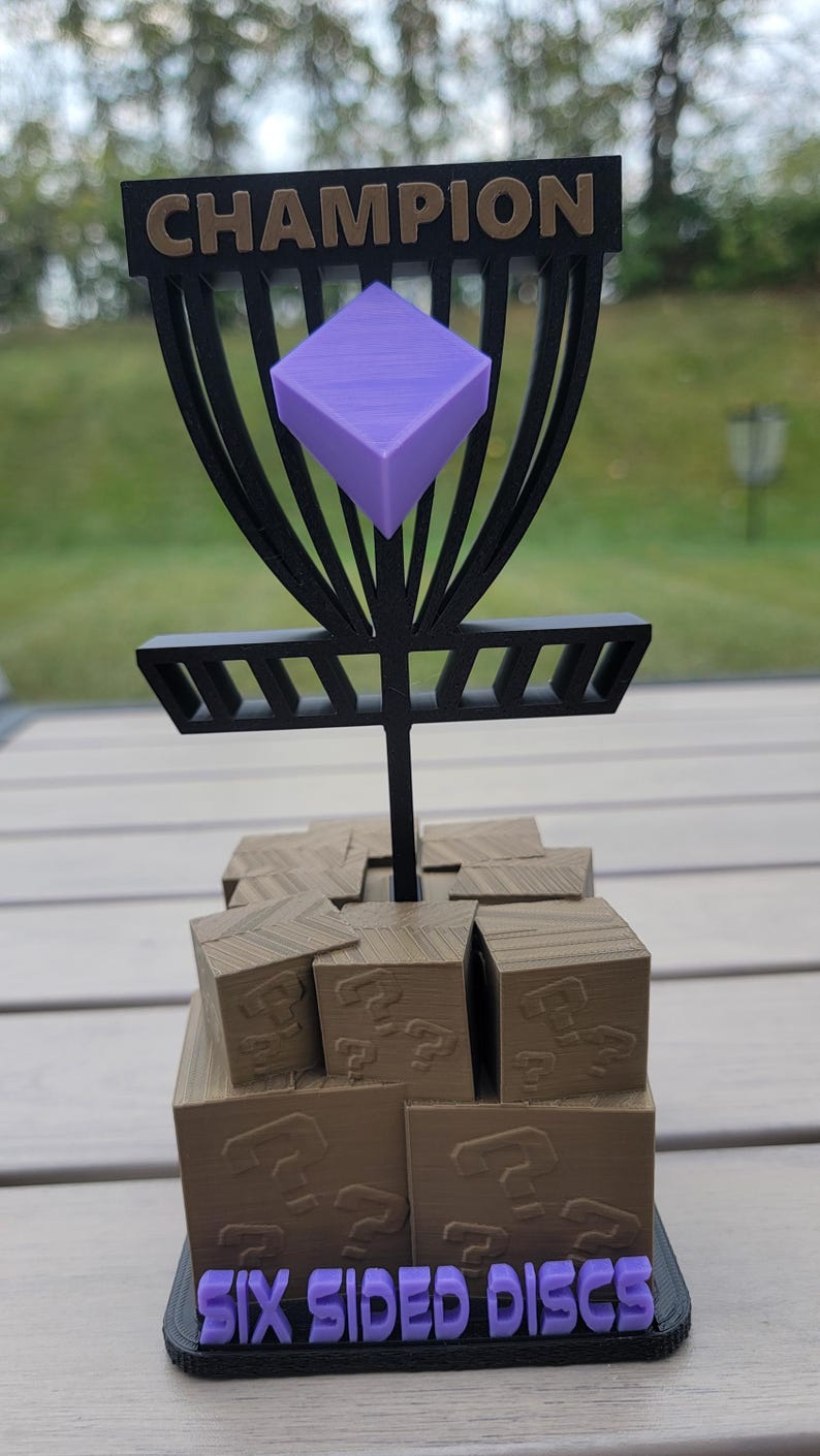 Custom 3D Printed Disc Golf Trophy: Personalized Event Award - Etsy