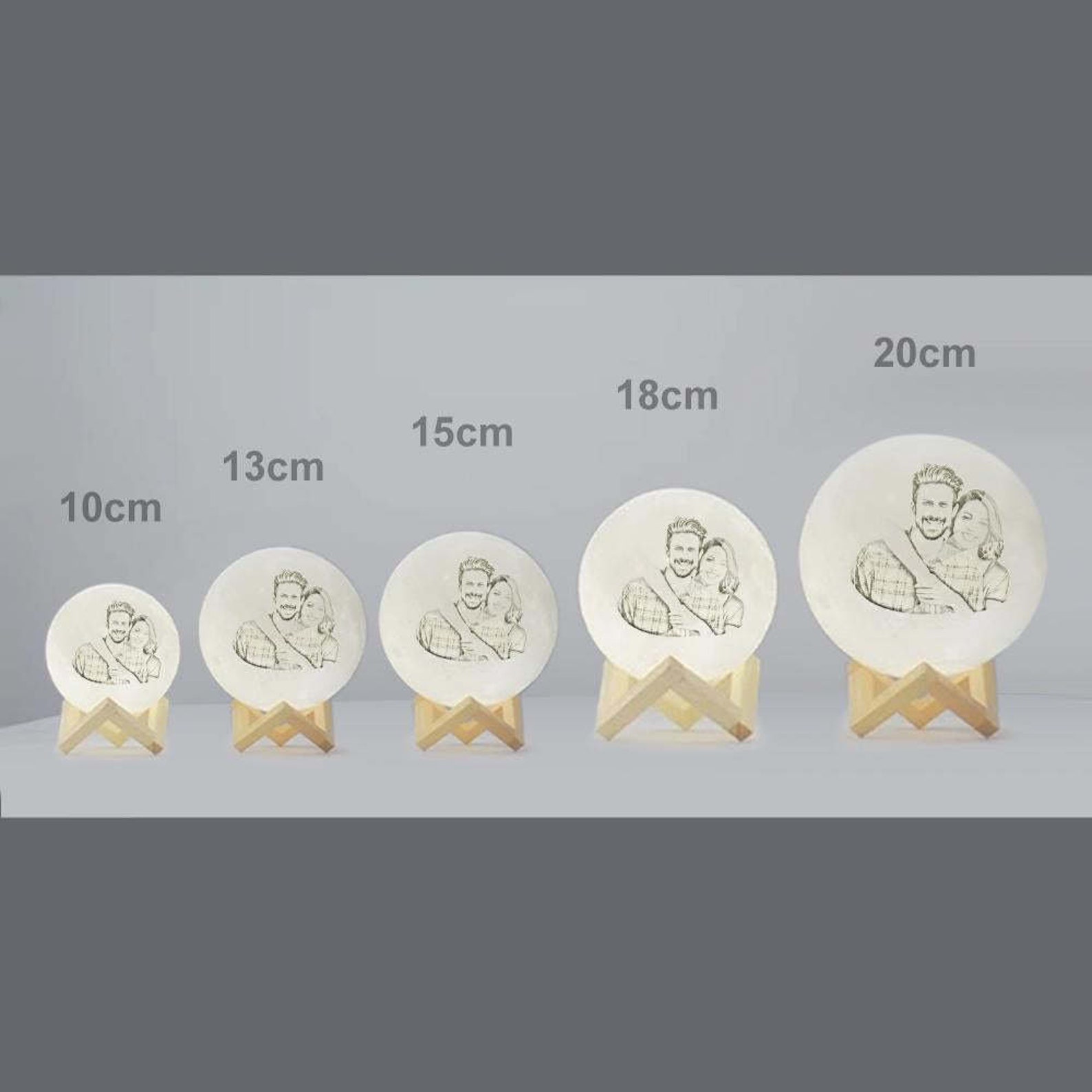 Engraved Moon Lamp, Personalized 3d Photo Printed Lunar Night Moon Lamp ...