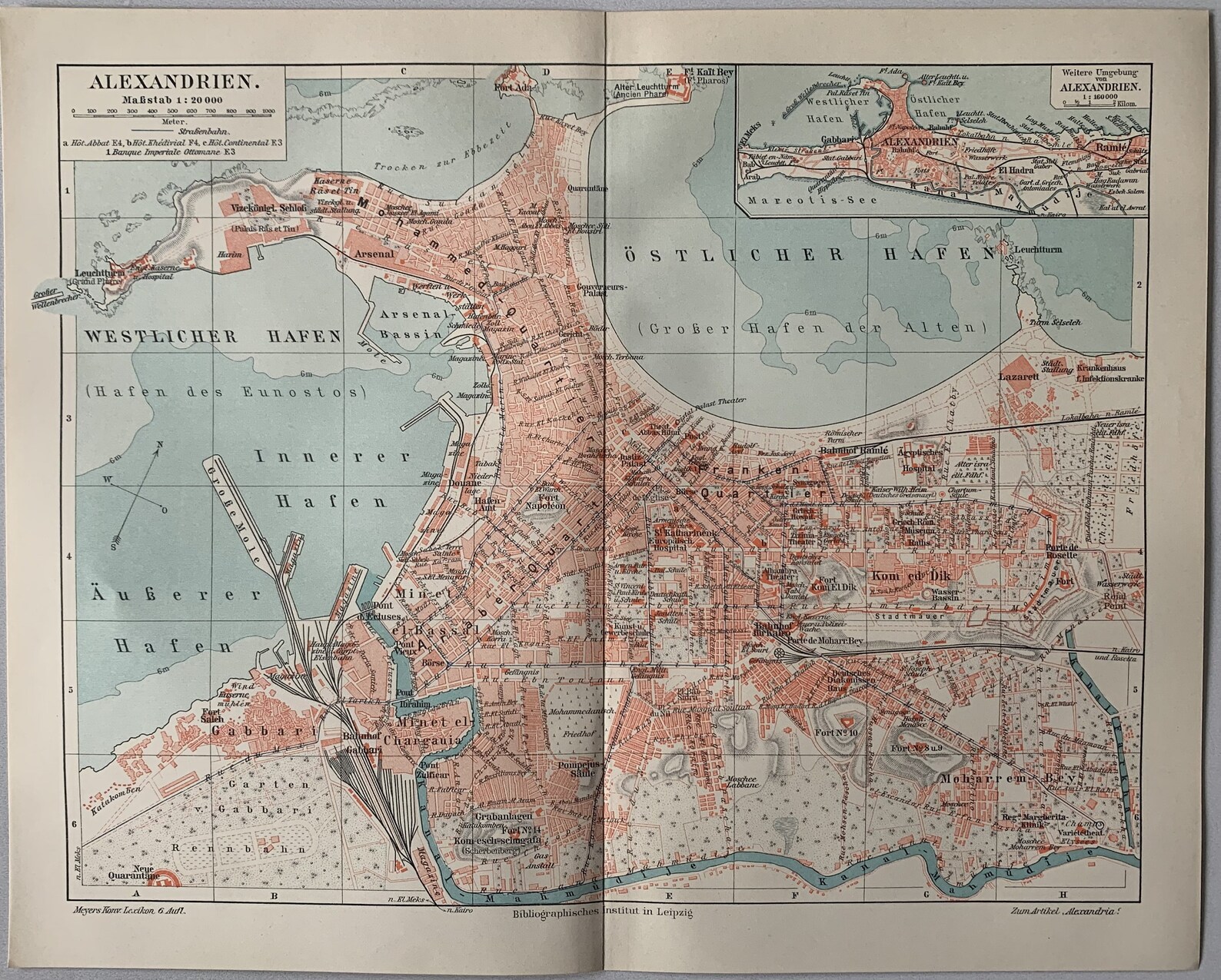 EG Alexandria / Orig. 1904 Antique City Plan of Alexandria - Etsy