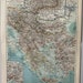 Southeast Europe / Orig. 1903 Antique Map of the Balkans - Etsy