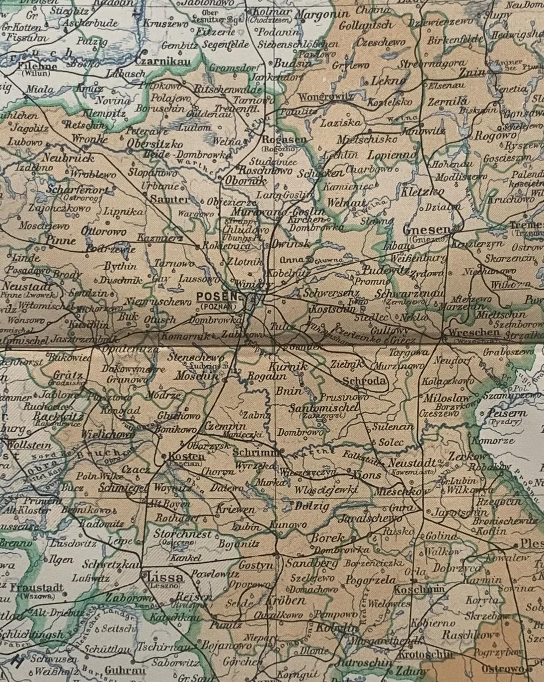 PL Poznan / Orig. 1908 Antique Map of Poznan / Posen - Etsy