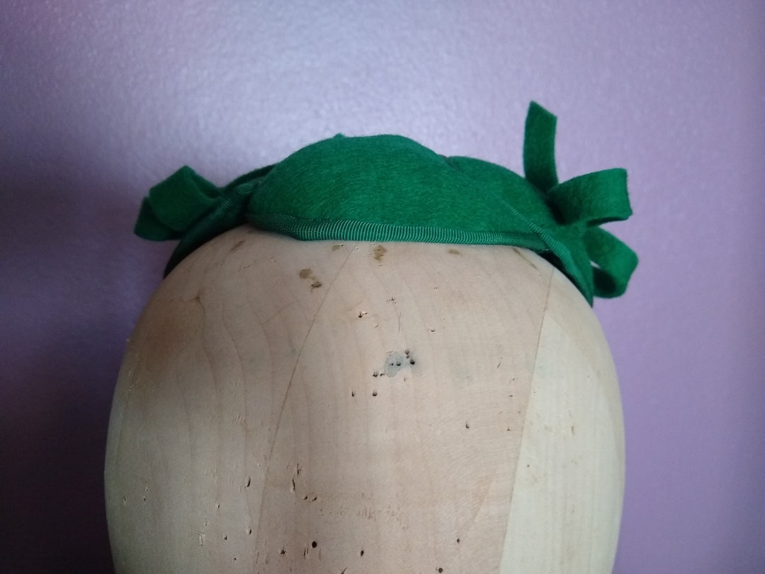 Handmade 1940s Vintage Inspired Reproduction Ladies' Women's Emerald ...