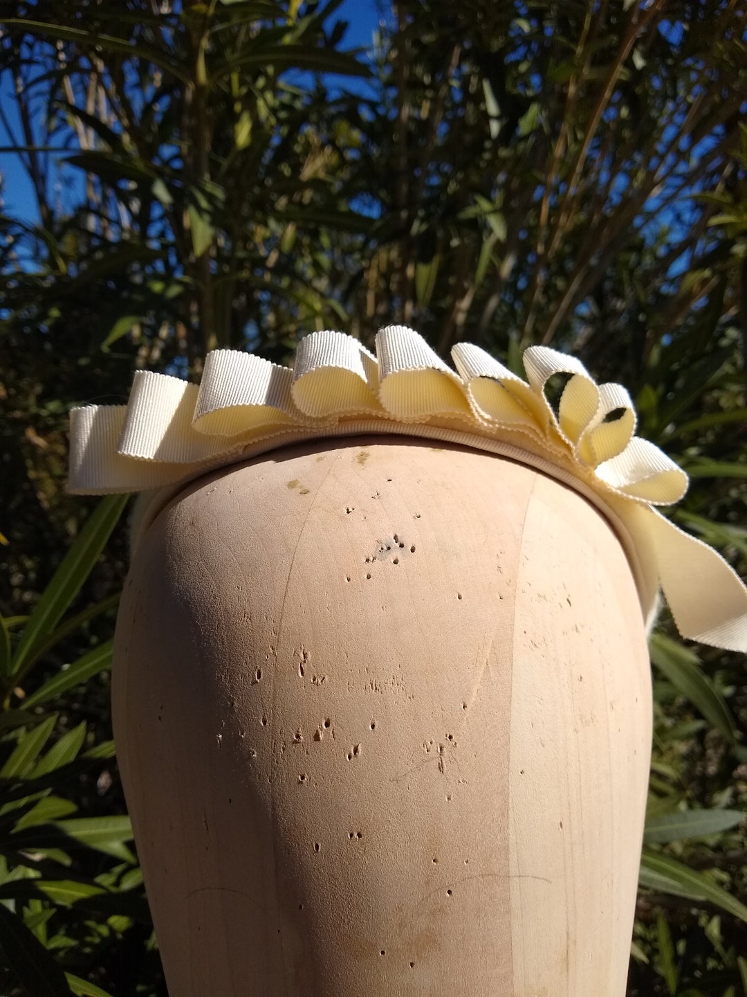 1940s 1950s Vintage Inspired Handmade Ivory Wool Felt Ladies' Women's ...