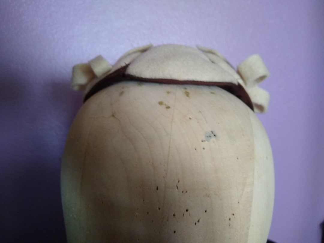 1940s Vintage Inspired Ladies Beige Felt Calotte Hat - Etsy