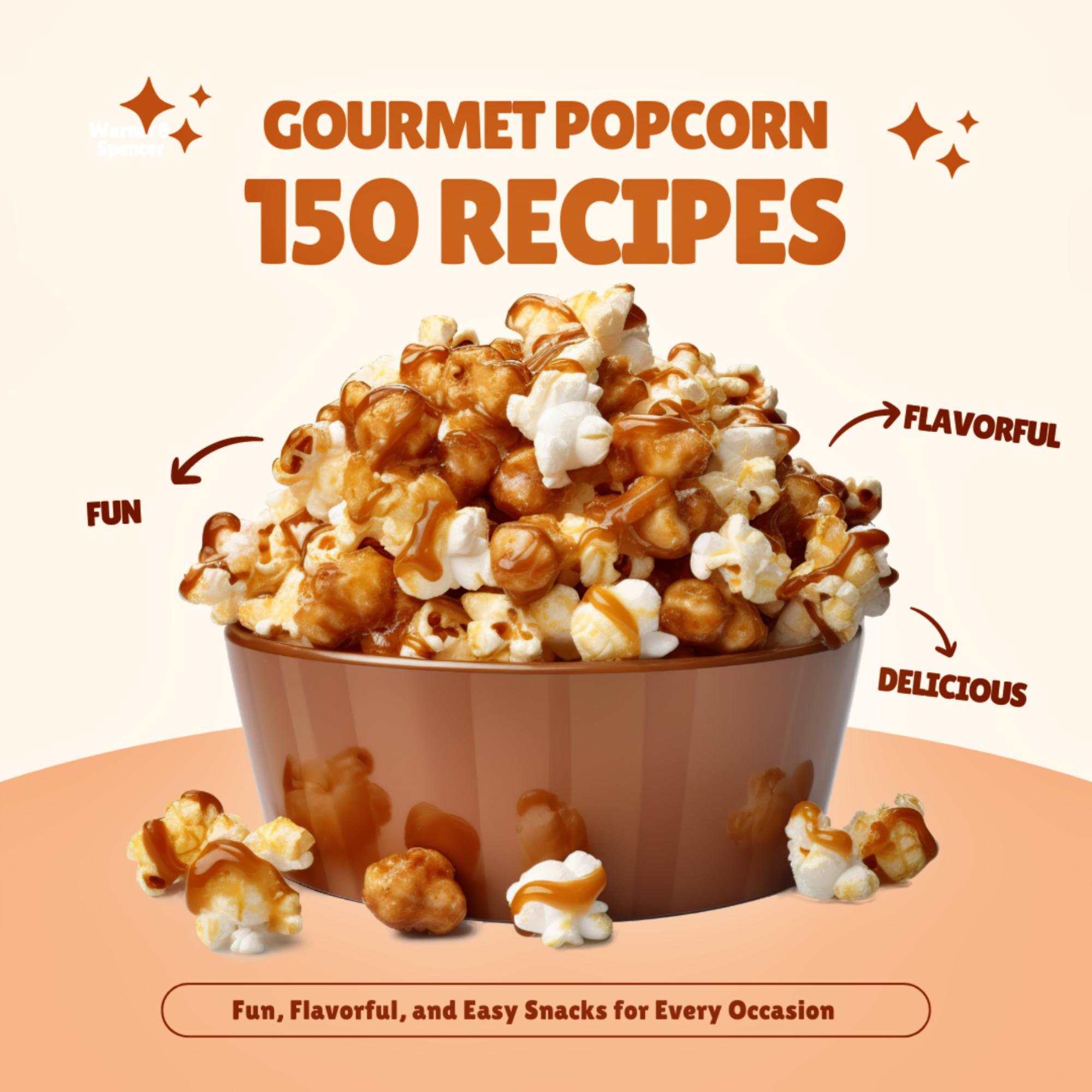 Popcorn, 150 Gourmet Popcorn Recipes, Unique Delicious Popcorn Flavors ...
