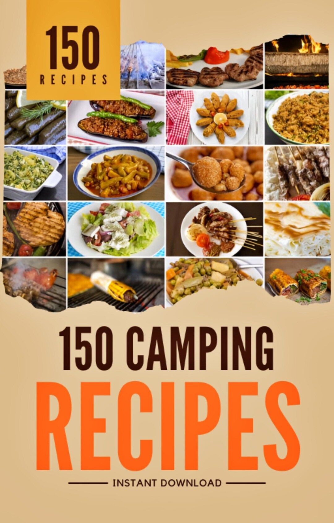Camping Cooking, 150 Campfire Recipes, RV Camping Cookbook, Outdoor ...