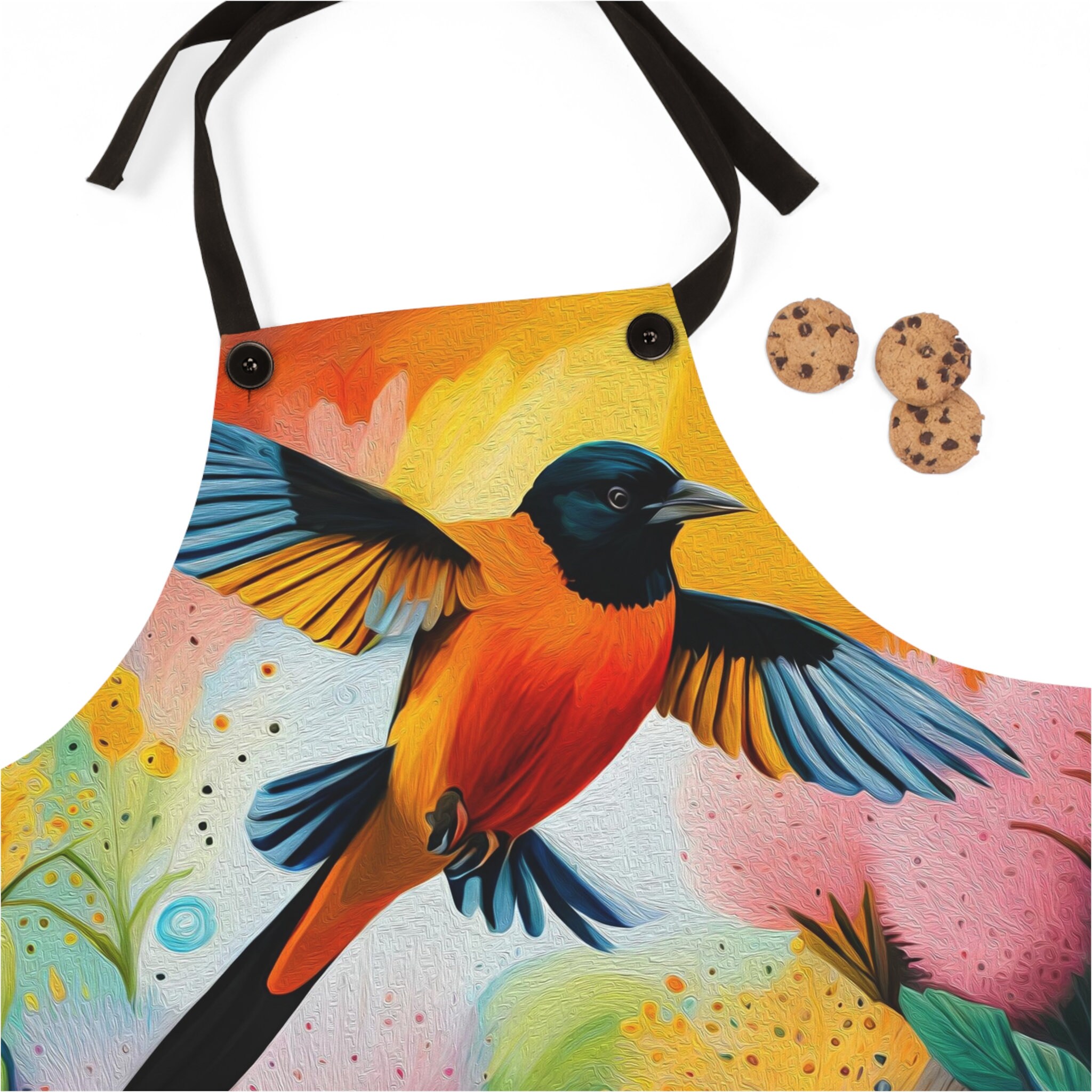 Baltimore Maryland Apron AOP, OOAK Baltimore Skyline Oriole Apron ...