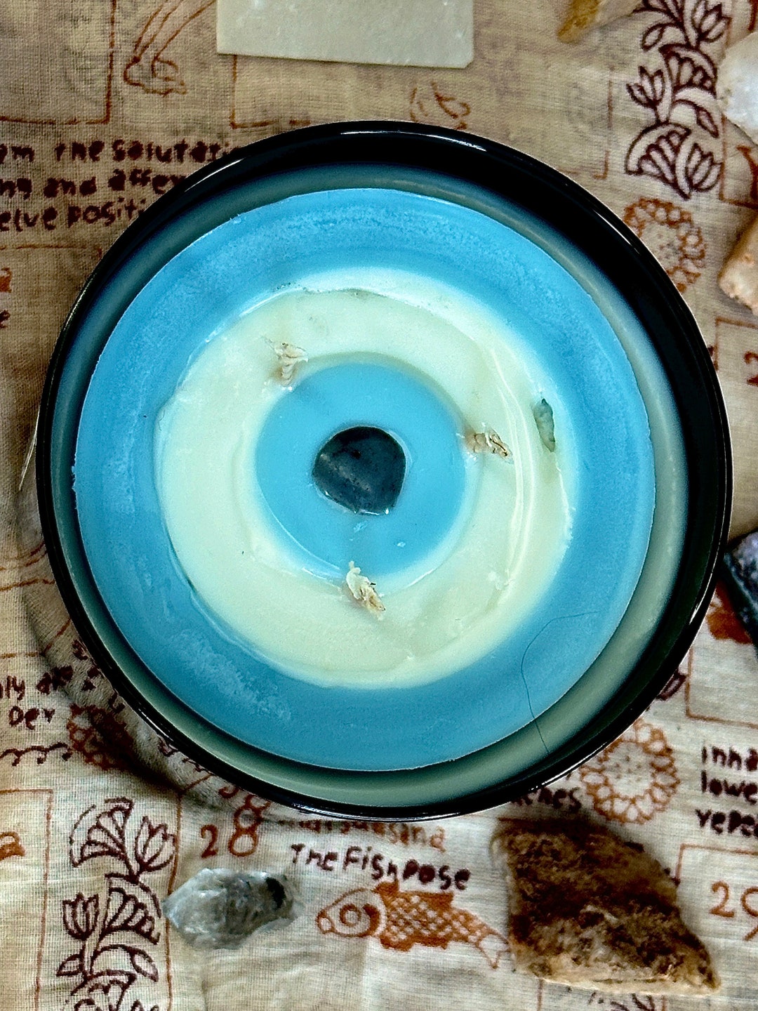 Palo Santo Evil Eye 3 Wick - Handmade Scented Soy Candle - Lavelaa - Etsy