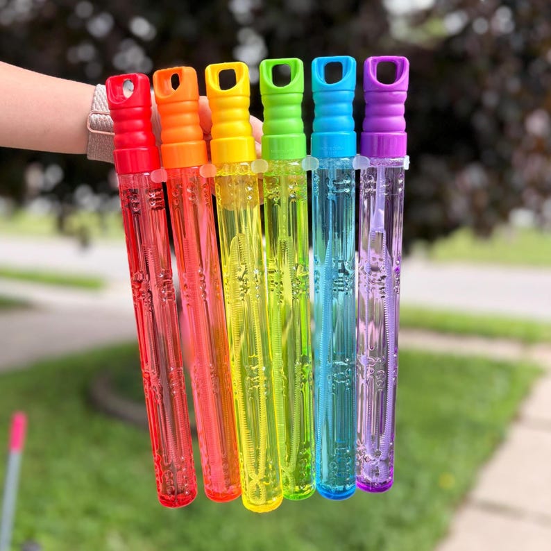 Personalized Bubble Wands | Custom Name Party Favors, Kids Birthday ...