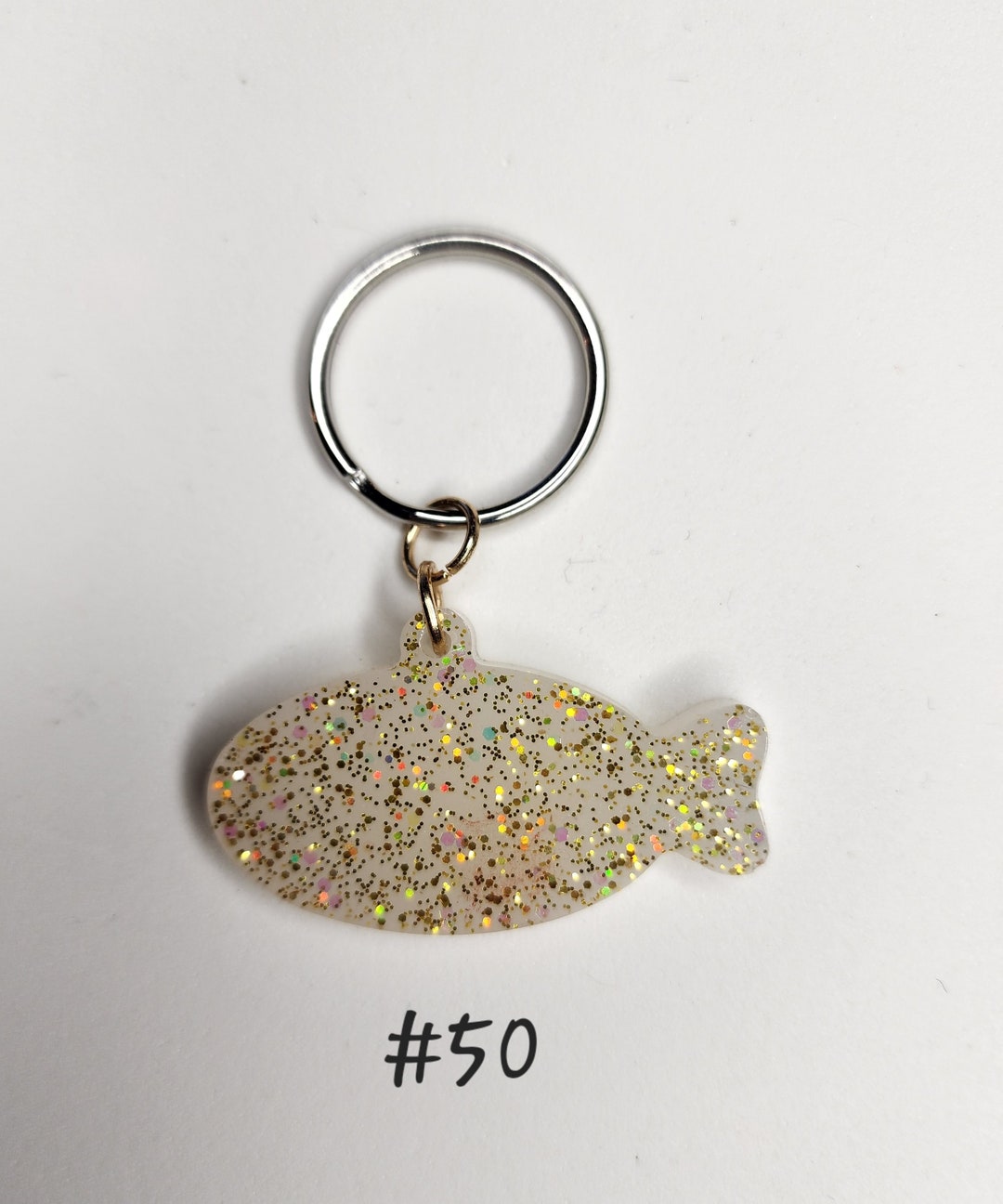 Fish Keychain/nametag - Etsy
