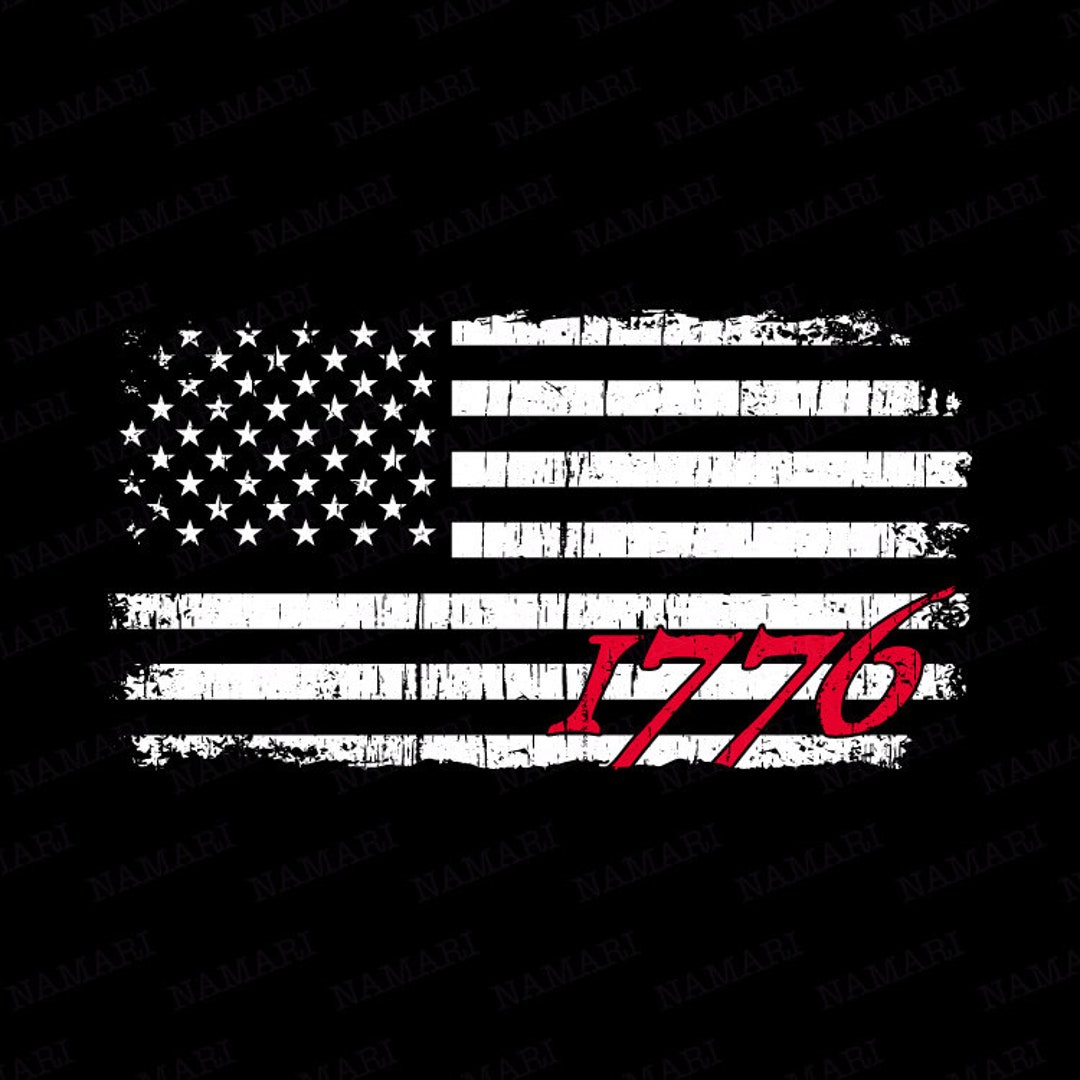 1776 US Flag Graphic Art - Etsy