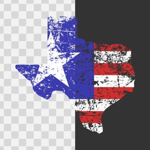 Texas State & U.S. Flag Distressed SVG PNG PDF Graphic Art Vector - Etsy