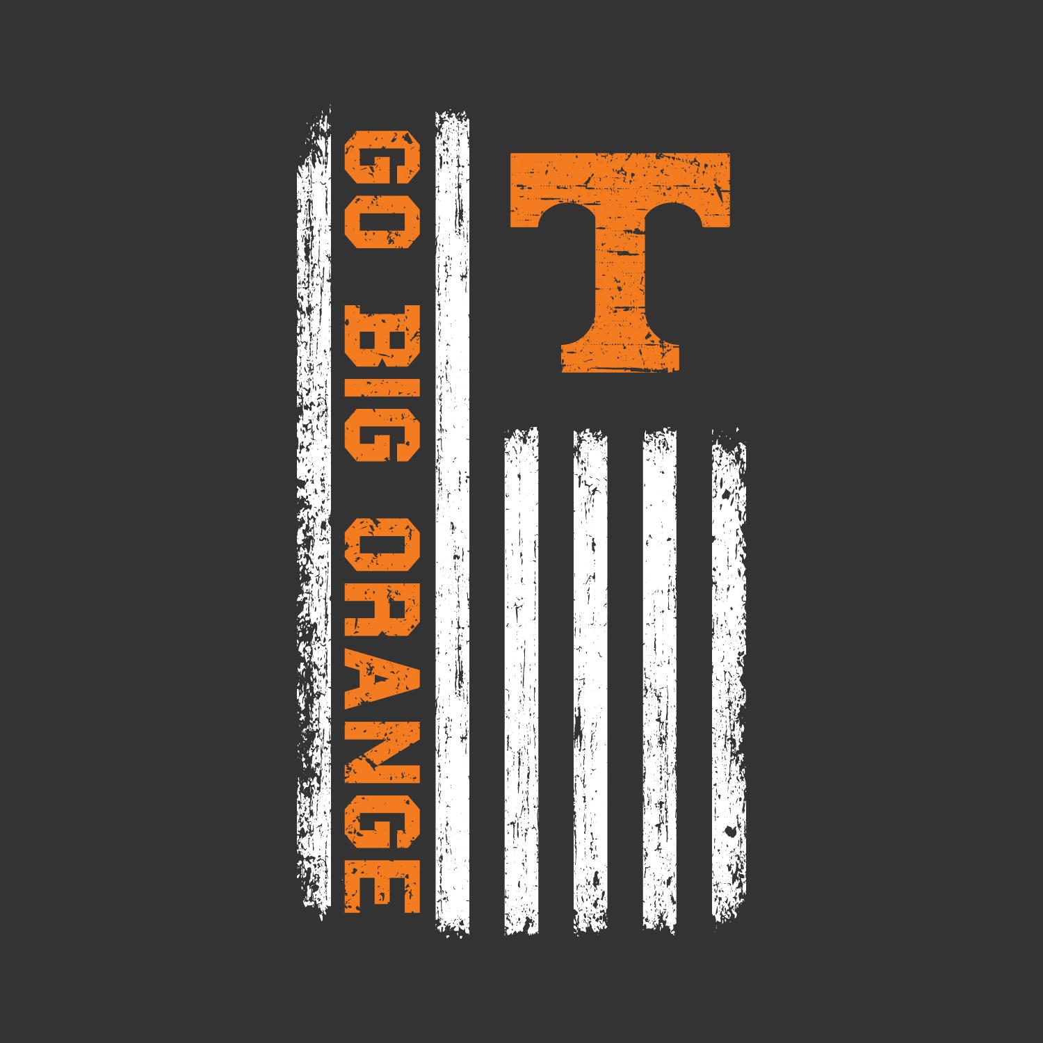 Go Big Orange Tennessee Volunteers Flag 2 Color PNG SVG PDF Graphic Art ...