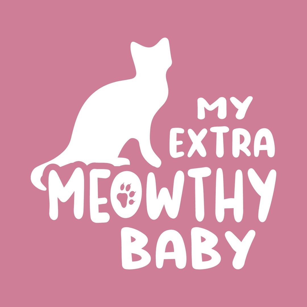 Meowthy Clip Art Cat Vector SVG PDF PNG Graphic Art - Etsy