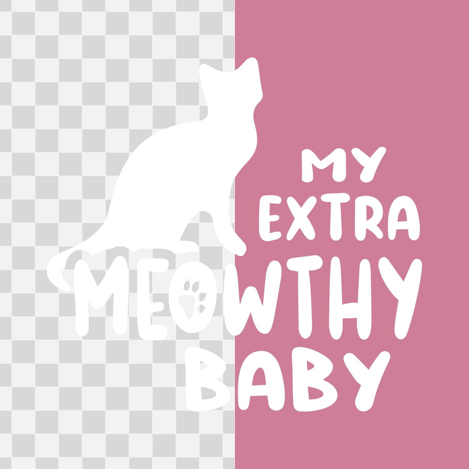 Meowthy Clip Art Cat Vector SVG PDF PNG Graphic Art - Etsy
