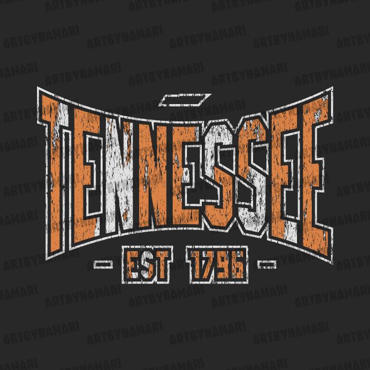 Bold Tennessee - Graphic Art Vector - SVG PNG - Etsy