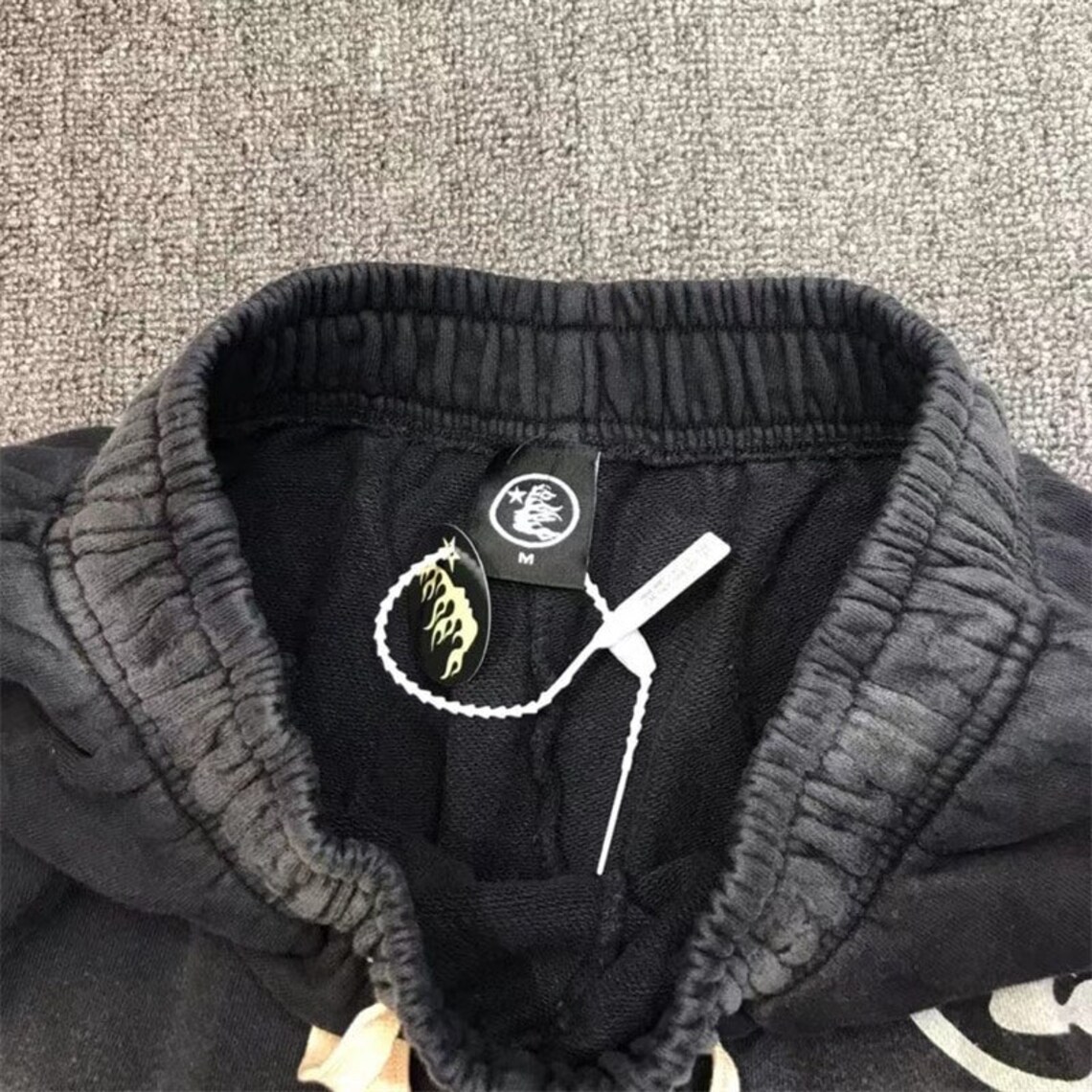 Hellstar Studios Black Flare Flame Sweats - Etsy