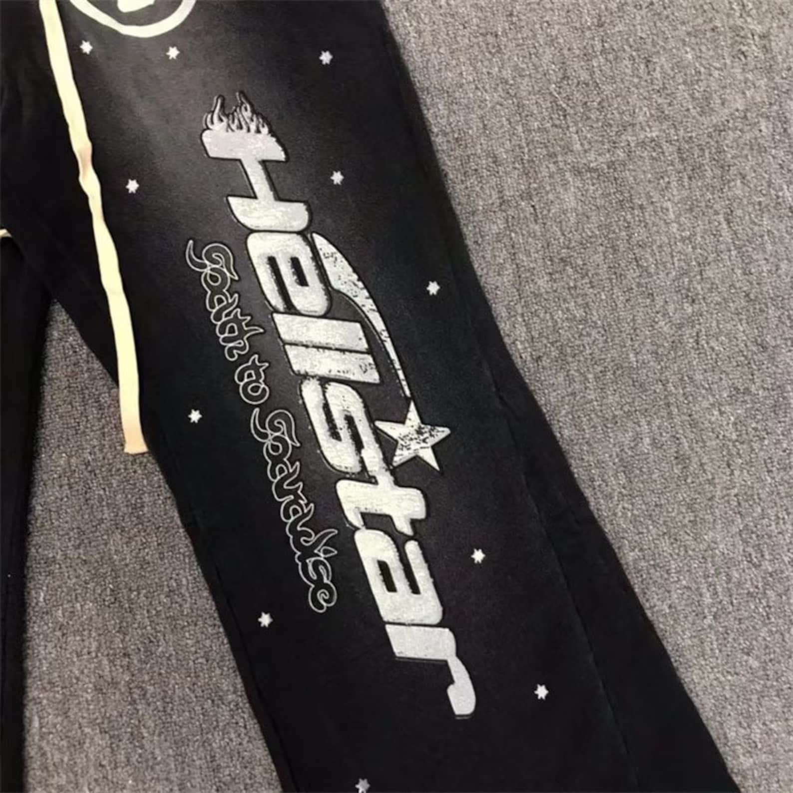Hellstar Studios Black Flare Sweats - Etsy