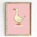 Silly Goose Art Print, Nursery Wall Decoration, Kids Room Decor ...