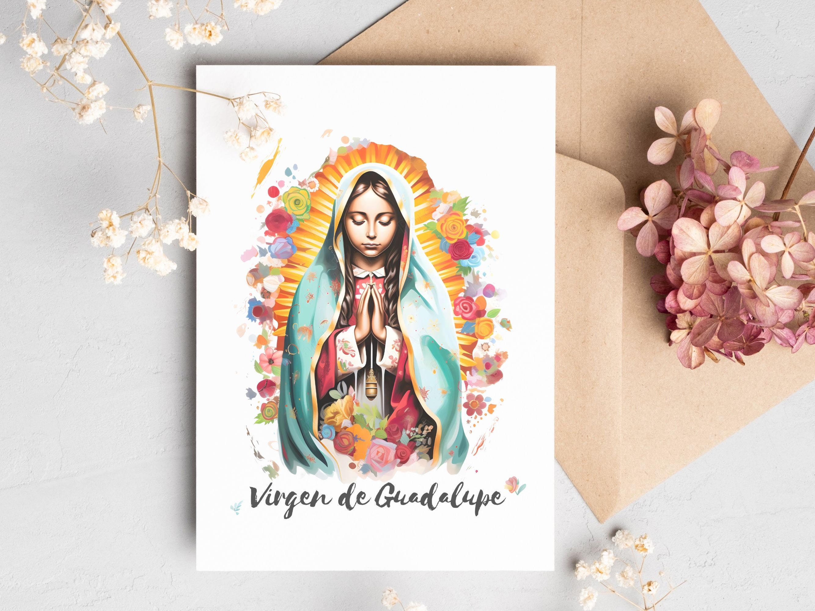 Virgen De Guadalupe Art Png Clipart Bundle Sublimation Virgin Mary Png ...