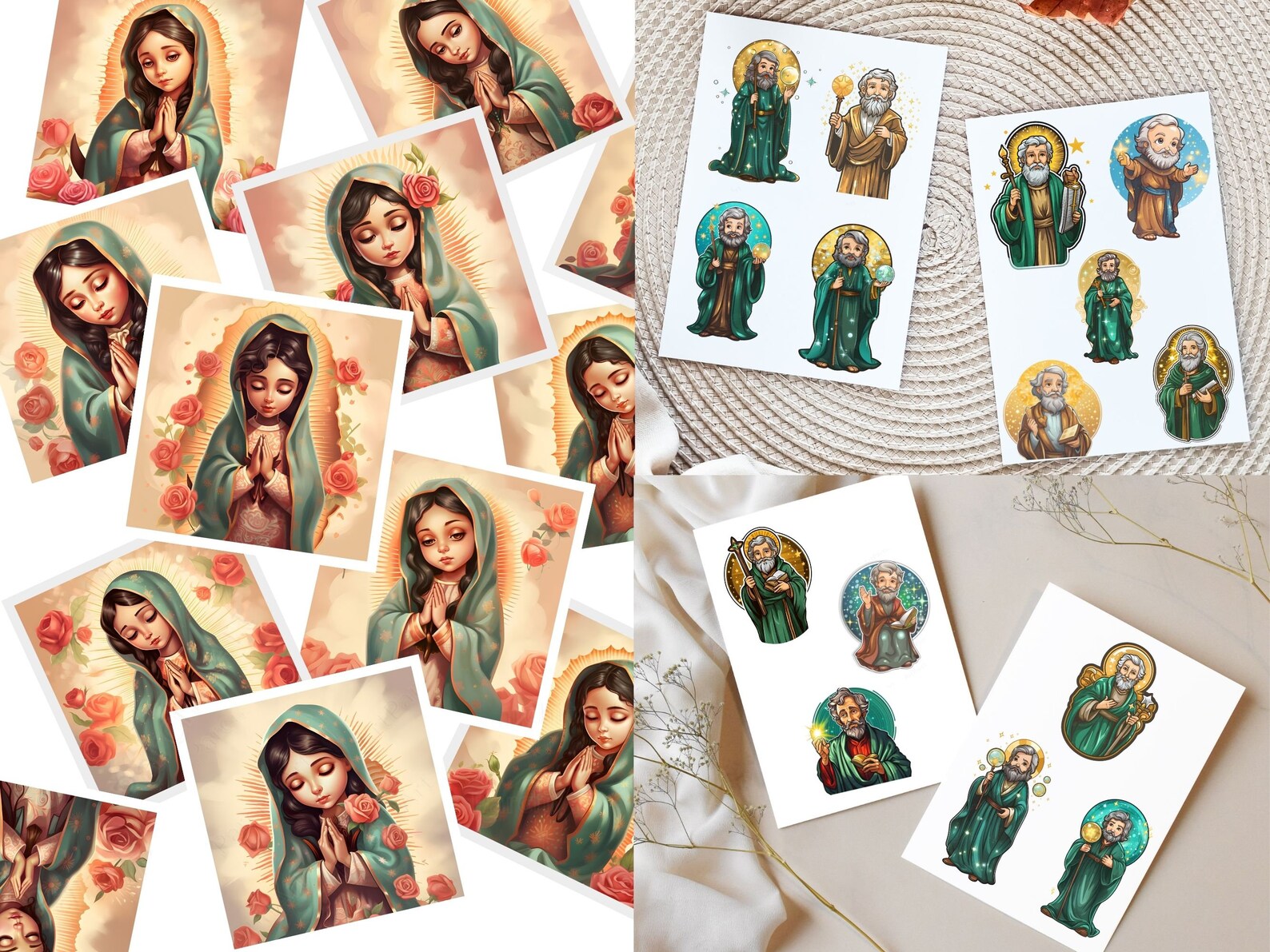 Virgen De Guadalupe Png Mega Bundle Sublimation Christianity Clipart ...