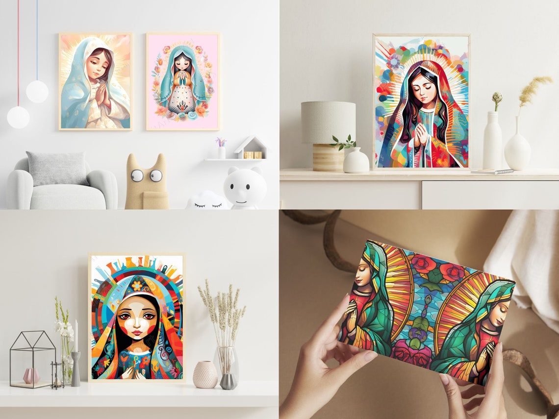 Virgen De Guadalupe Png Mega Bundle Sublimation Christianity Clipart ...
