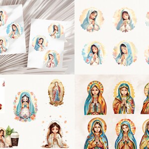 Virgen De Guadalupe Png Mega Bundle Sublimation Christianity Clipart ...