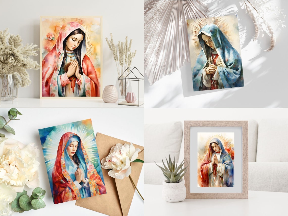 Virgen De Guadalupe Png Mega Bundle Sublimation Christianity Clipart ...