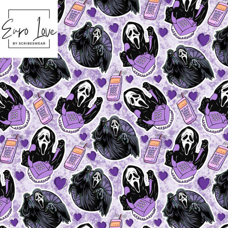 Purple Hearts Scream Scrub Cap Halloween Scrub Cap, Fall, Autumn Thanksgiving Euro Scrub Cap ...
