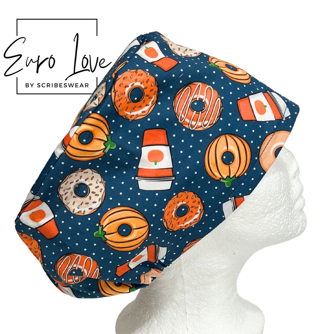 Fall and Autumn, Thanksgiving Donuts and Pumpkin Spice | Funny Scrub ...