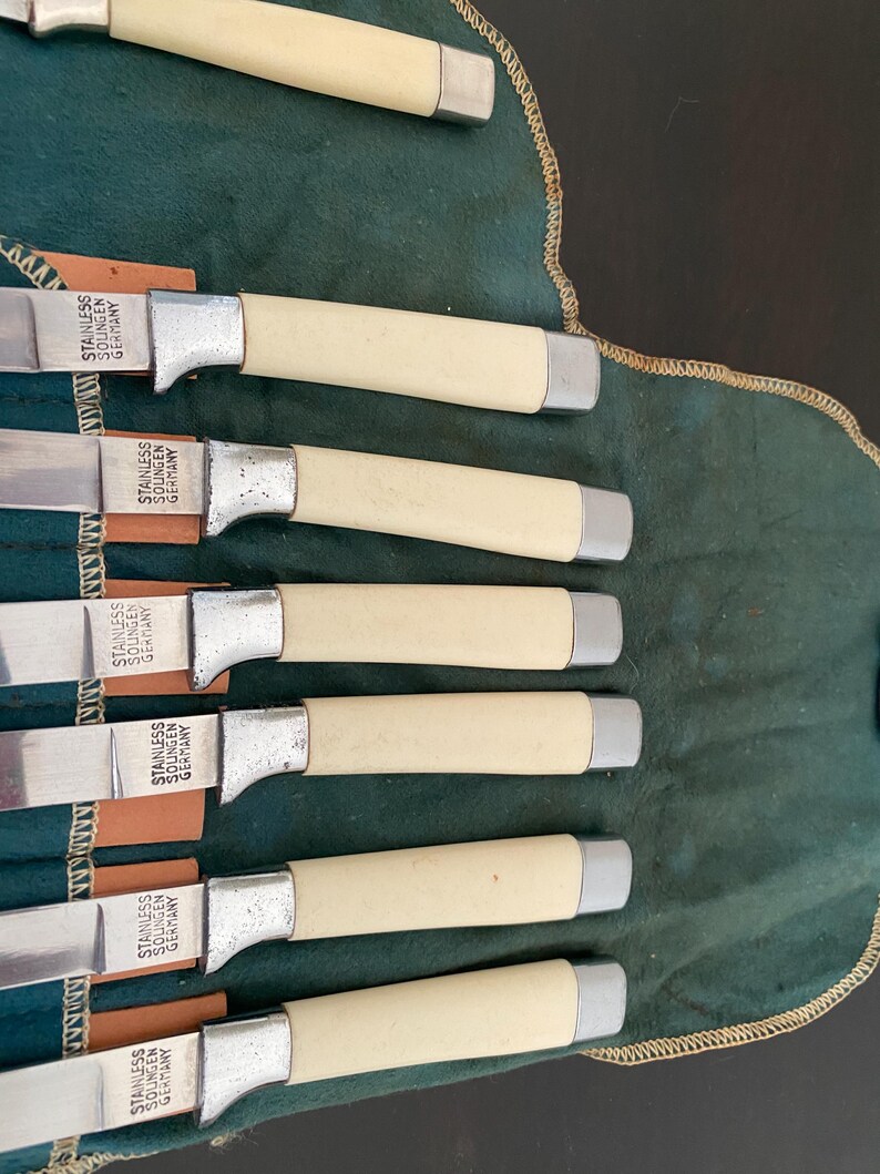 Set of 7 Solingen Germany Stainless Steak Knives - Etsy