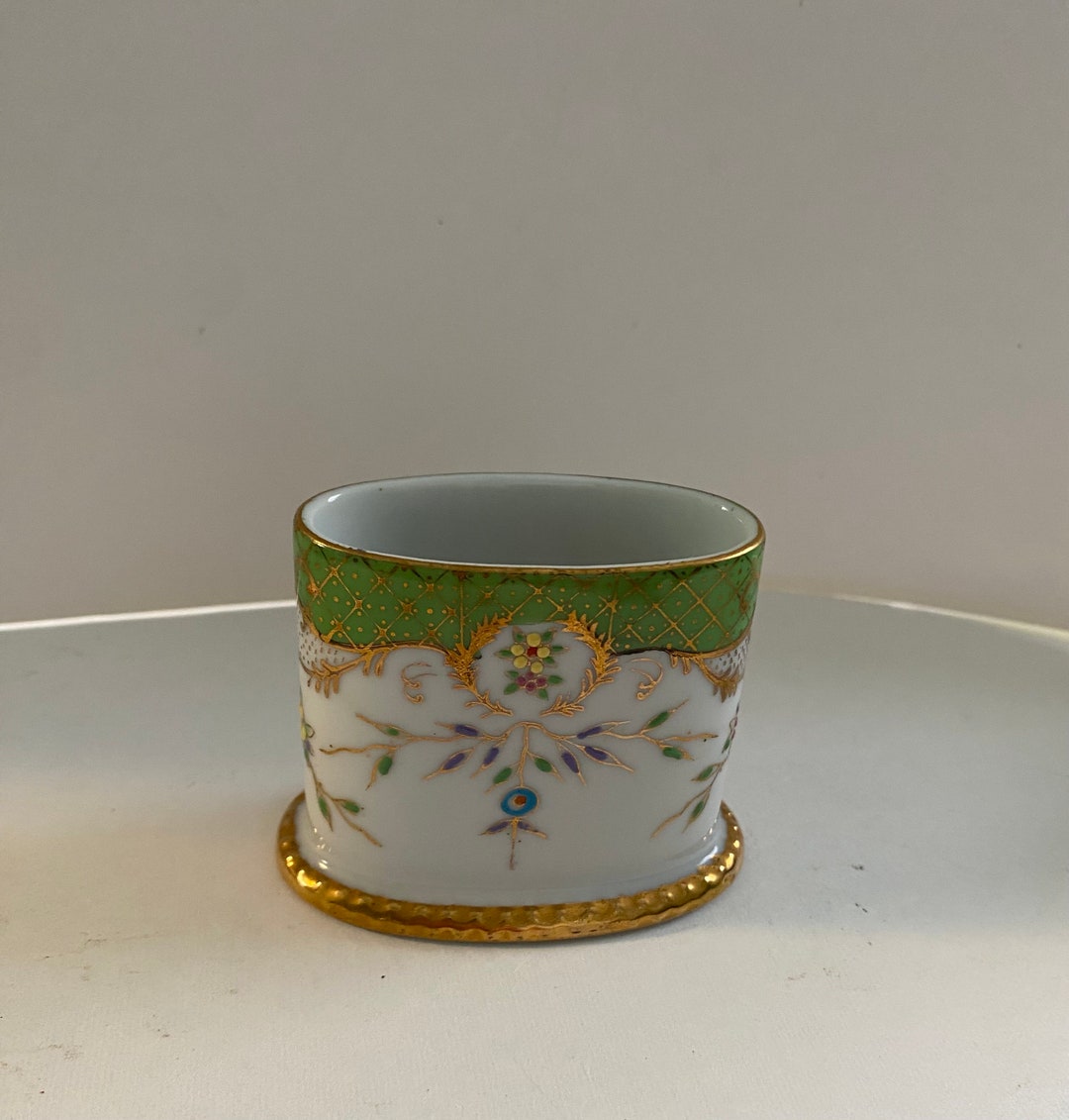Green Princeton China Cigarette Toothpick Holder - Etsy