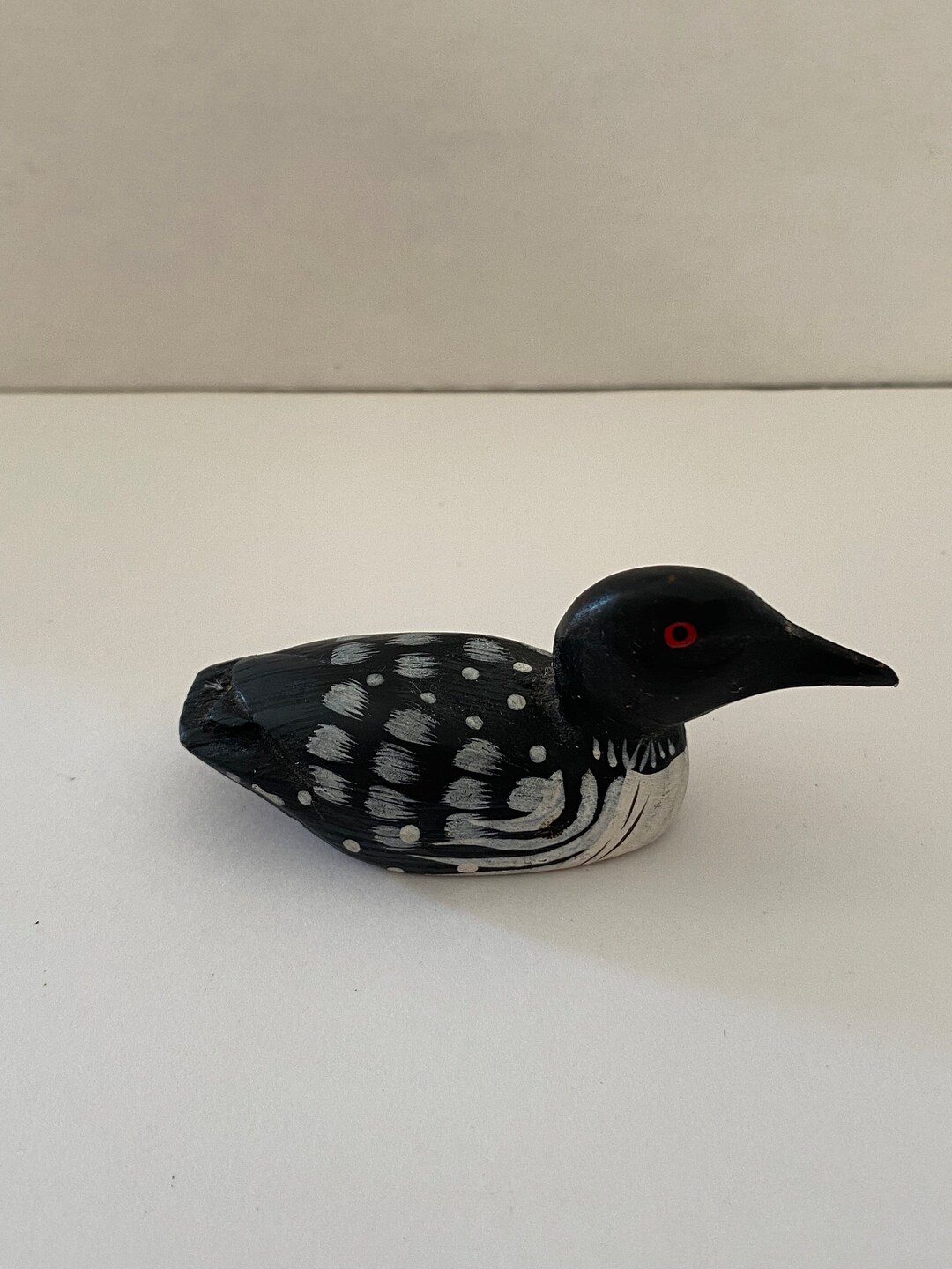Petite Hand-carved and Painted Loon - Etsy