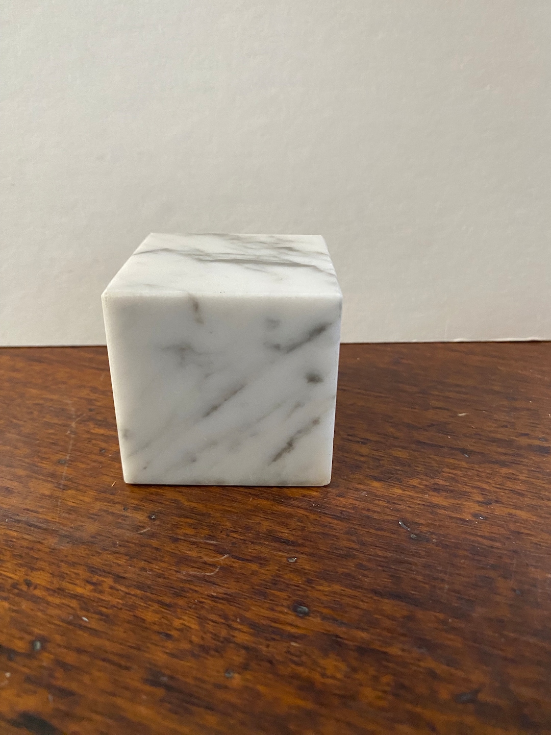 Italian Marble Cube - Paperweight or Decorative Object - Etsy
