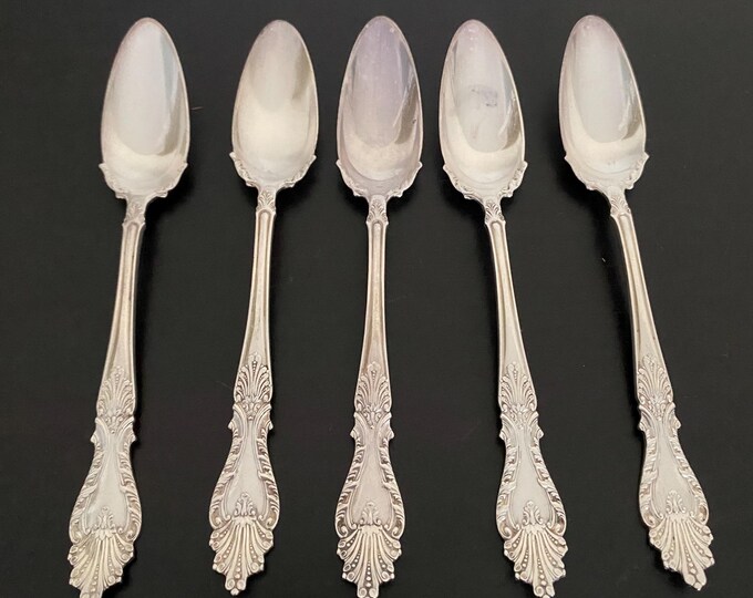 Set of 5 Antique Rogers and Hamilton Raphael Fruit Spoons - Etsy
