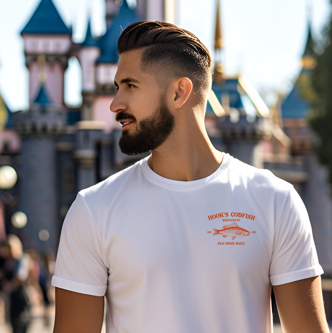 Captain Hook T-shirt for Men Disney Shirt for Men Peter Pan T-shirt for ...