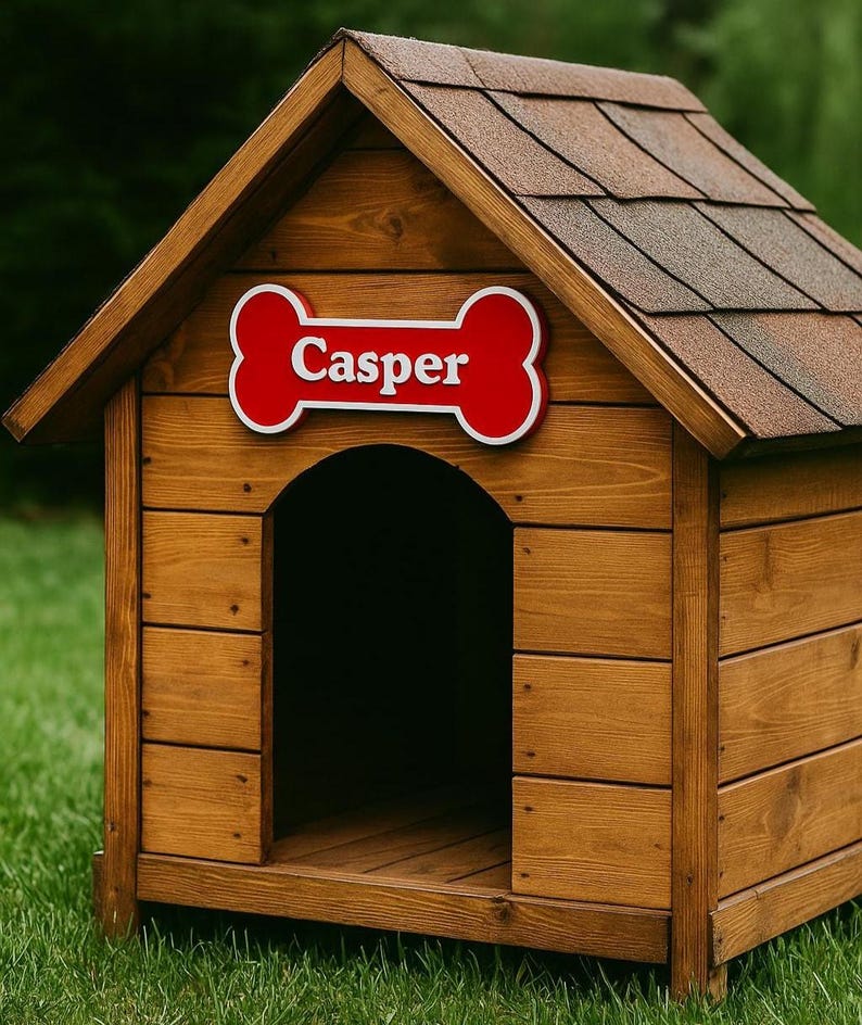 Dog Bone Name Sign, Custom Dog Crate, Personalized Dog Name Sign, Pet ...
