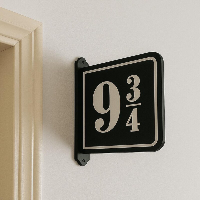 Platform 9 3 4 Sign - Etsy