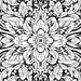 32 Fractal Pattern Coloring Page Designs, Adult Digital Coloring Book ...