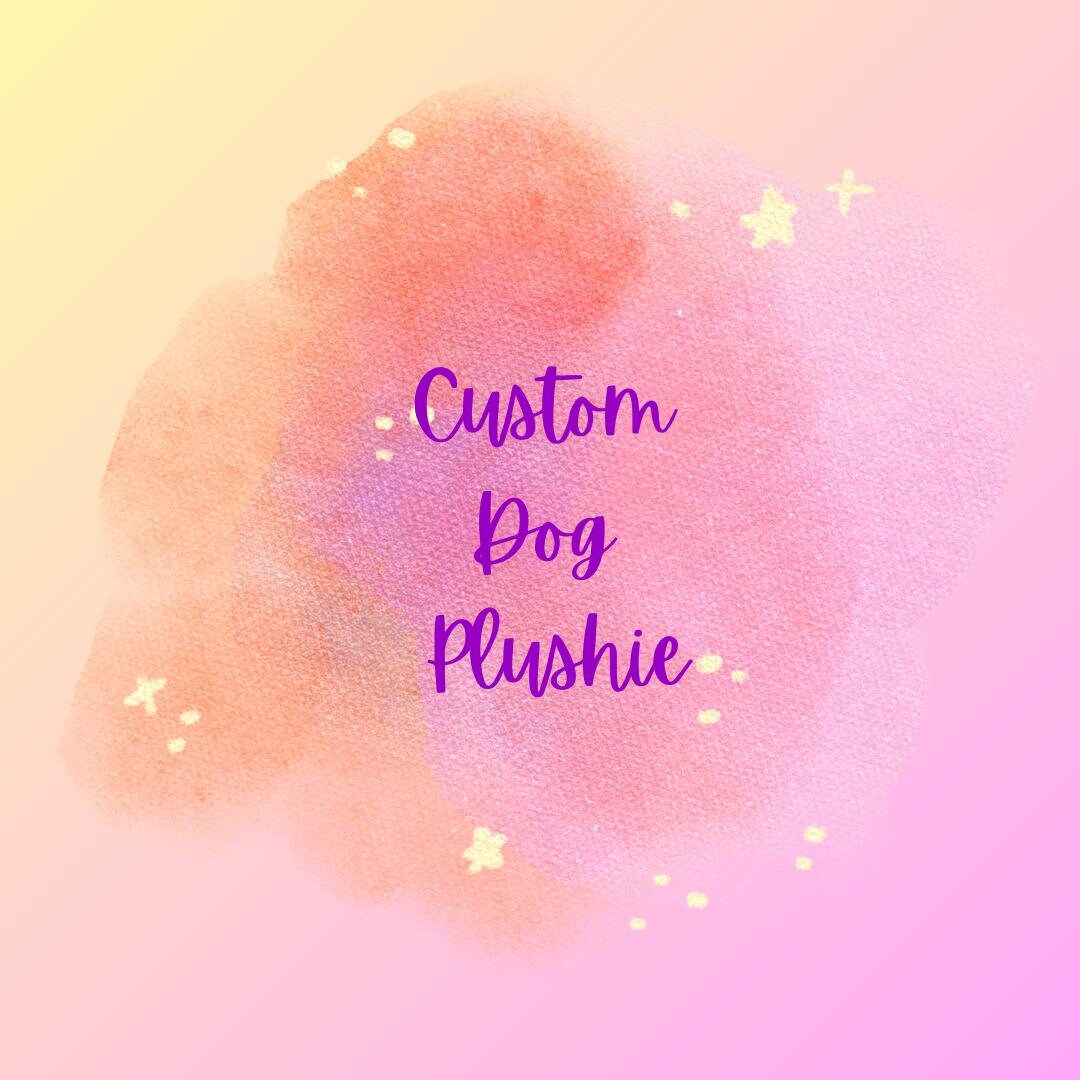 Custom Dog/puppy Plushie/stuffie - Etsy