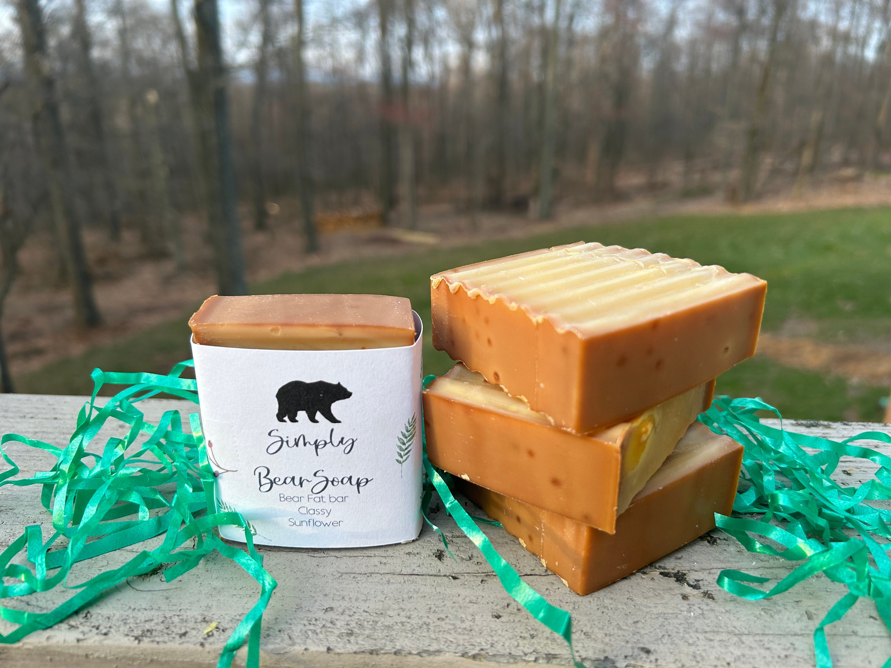 Handmade, Natural, Organic 4 Oz. Bear Tallow Soap Fat Bar - Etsy