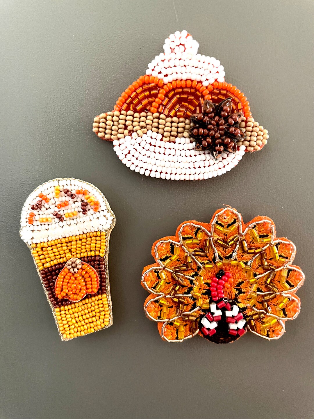 Thanksgiving Magnets, Pumpkin Magnets, Fall Magnets, Autumn Magnets ...