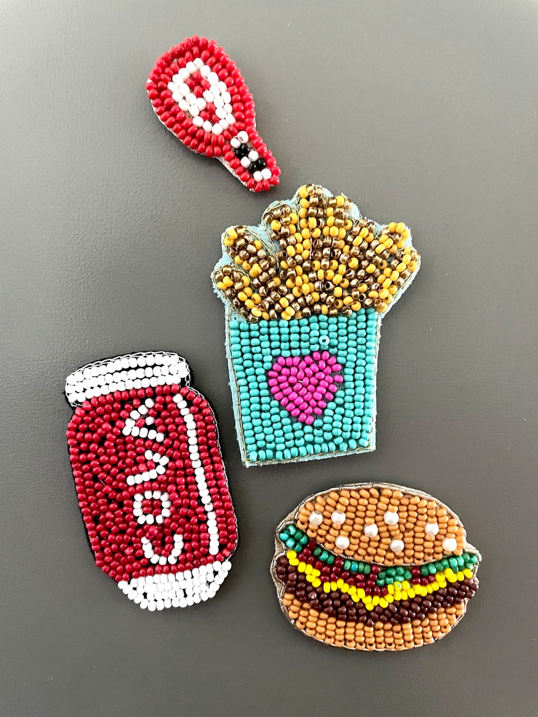 Fast Food Magnets,french Fries Magnets, Hamburger Magnets, Coke Magnets ...