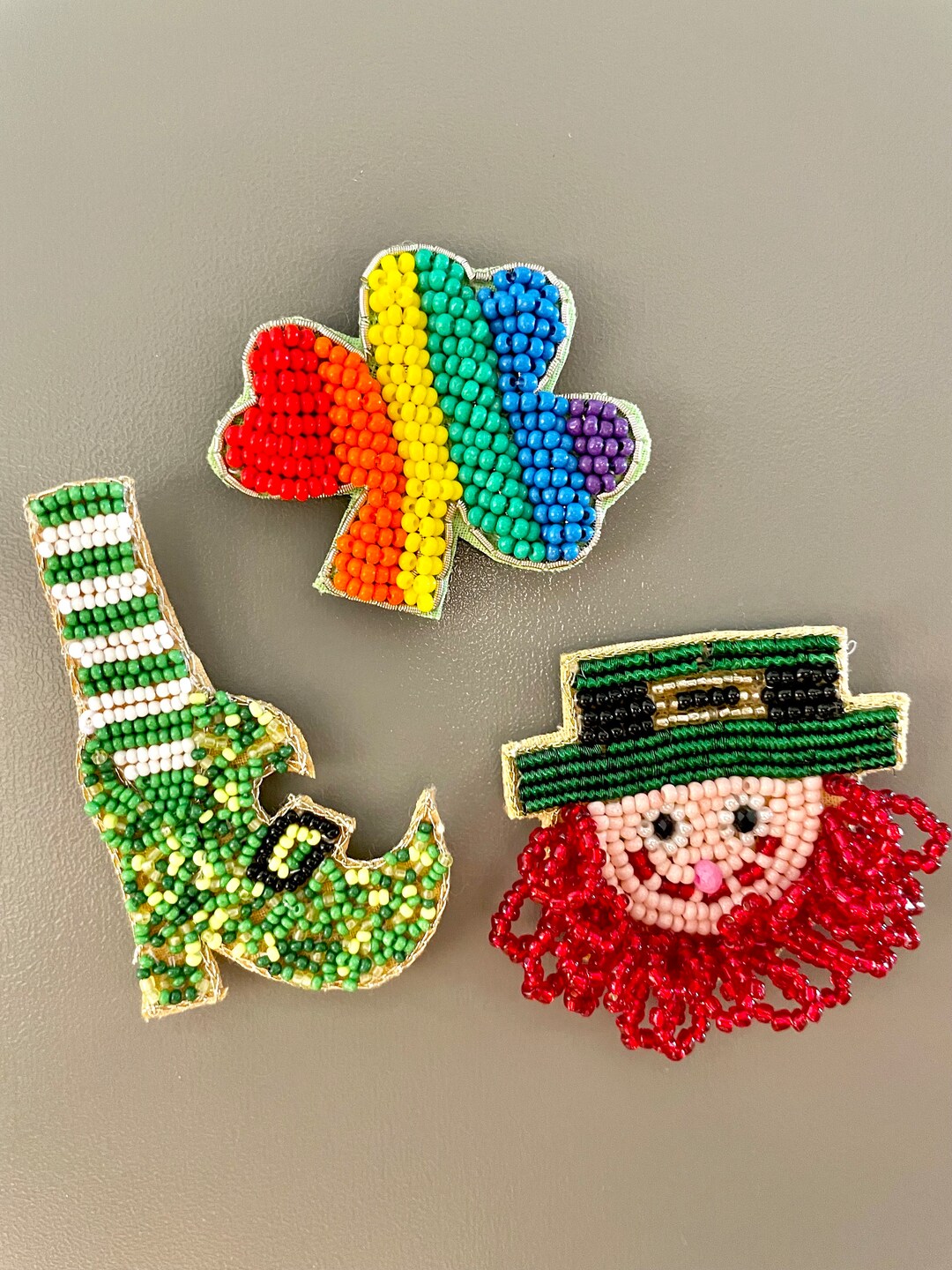 St. Patrick’s Day Refrigerator Magnets, Irish Magnets, Leprechaun ...