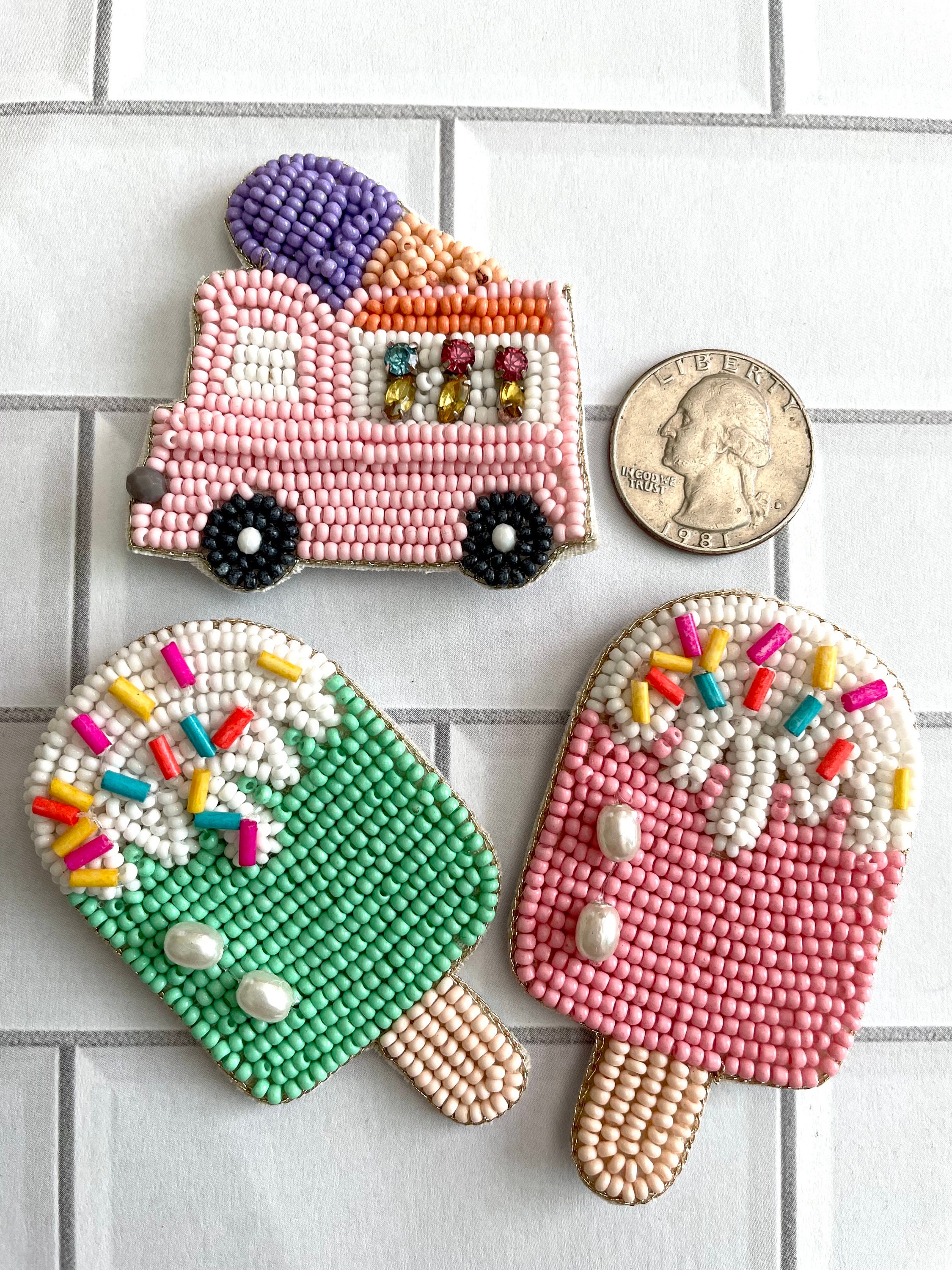Ice Cream Magnets, Summer Magnets, Ice Cream Truck, Ice Cream Earrings ...