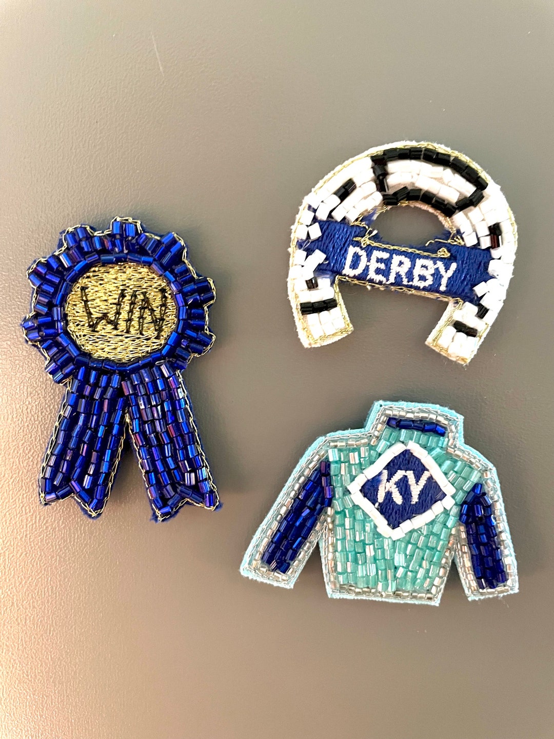 Kentucky Derby Magnets, Horse Race Magnets, Kentucky Derby Decor, Horse ...