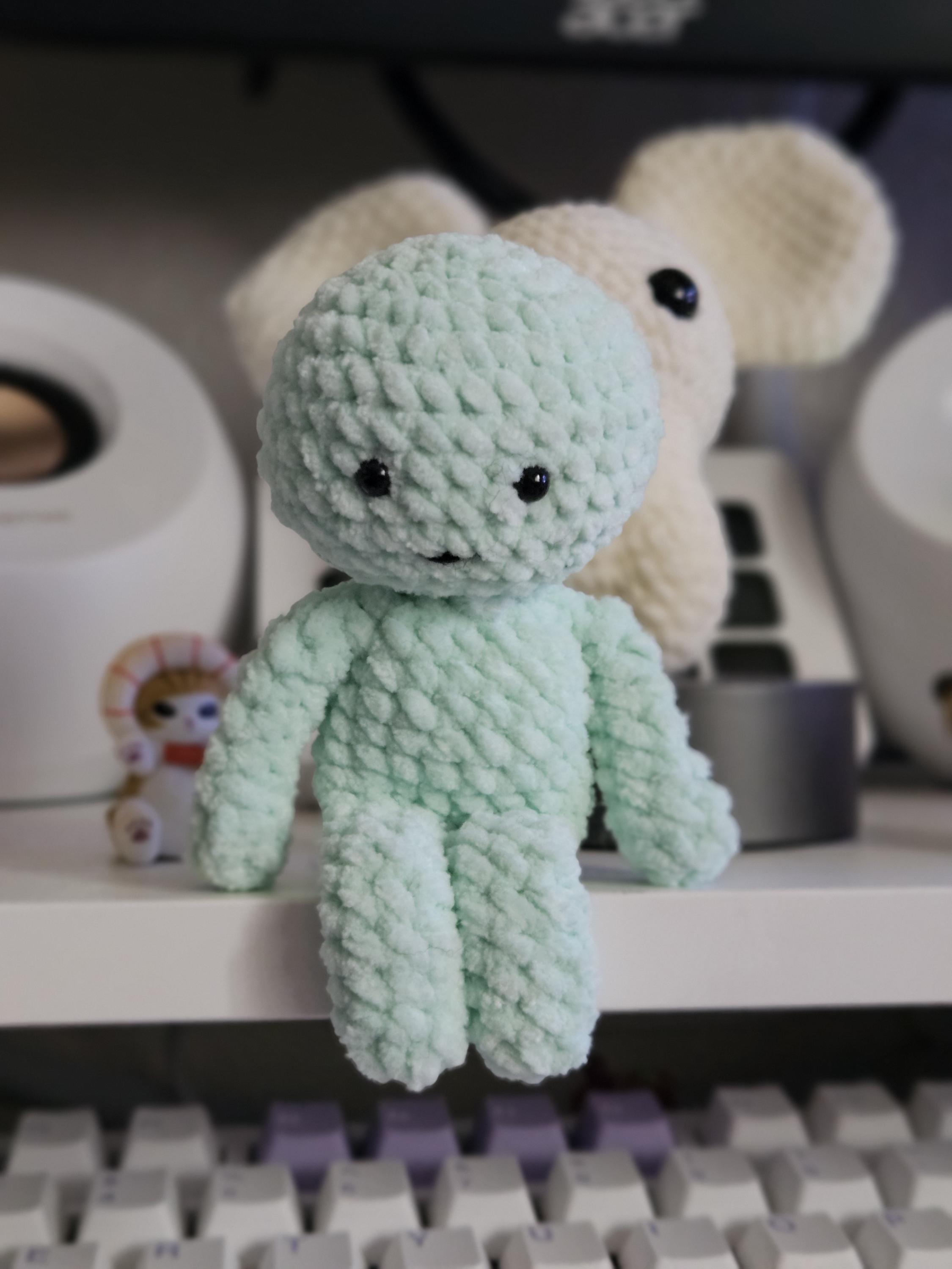 Crochet Smiski Plush | Smiski Amigurimi - Etsy